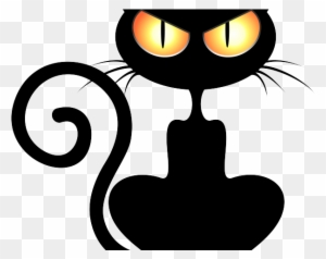 Black Cat Halloween Clip Art, Transparent PNG Clipart Images Free ...