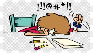 Frustrated Student Clipart Student Clip Art - Bang Head Against Desk ...