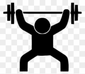 Men Clipart Weightlifting - Stick Man Lifting Weights - Free ...