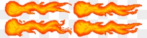 1160 X 320 24 - Fireball Sprite Sheet - Free Transparent PNG Clipart ...