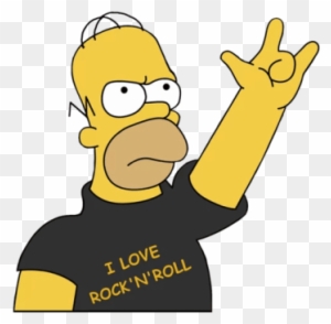 Homer, Rock, And The Simpsons Image - Rock And Roll Simpsons - Free ...