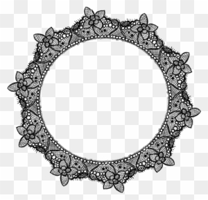 Frame Kpop Aesthetic - Transparent Circle Lace Border - Free ...