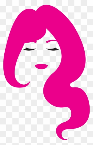 Pink Hair Clipart Pink Wig - Pink Hair Icon Png - Free Transparent PNG ...