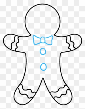 680 X 678 6 - Gingerbread Man To Draw - Free Transparent PNG Clipart ...