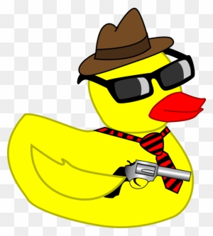 Secret Agent Duck By Captainvendetta - Secret Duck - Free Transparent ...