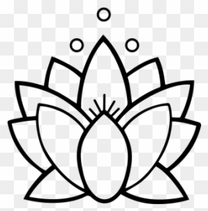Geometric Flower Drawing
