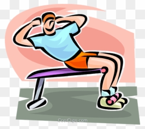 Man Doing Sit-ups Royalty Free Vector Clip Art - Illustration - Free ...