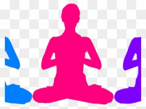 Meditation Clipart Namaste Yoga - Person Meditating Transparent ...