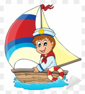 Sailing A Boat Cartoon - Free Transparent PNG Clipart Images Download