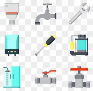 Plumber Tools And Elements - Graphic Design - Free Transparent PNG ...