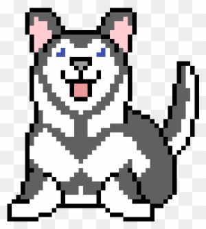 Husky - Husky Siberiano Pixel Art - Free Transparent PNG Clipart Images ...