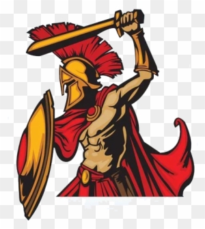 Spartan Army Ancient Greece Trojan War Clip Art - Trojan Warrior Png ...