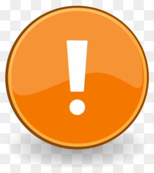 Orange Exclamation Mark - Orange Exclamation Mark - Free Transparent ...