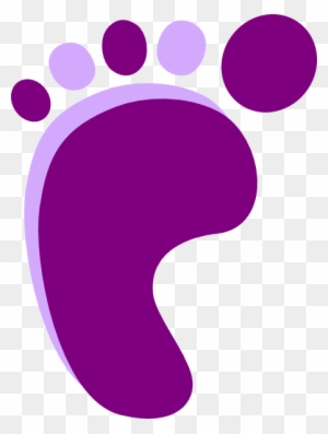 Purple Footprints - Full Size PNG Clipart Images Download