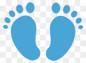 Feet - Baby Foot Print Blue - Free Transparent PNG Clipart Images Download