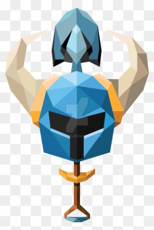 Calfrills 38 4 Geometric Shovel Knight By Calfrills - Shovel Knight ...