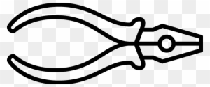 Combination Pliers - Clip Art Black And White Plier - Free Transparent ...