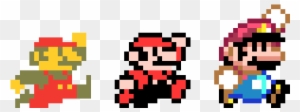 Evolution Of Jumping Mario's - Jumping Mario Pixel Art - Free ...
