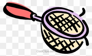 Strainer Royalty Free Vector Clip Art Illustration - Kitchen Strainer ...