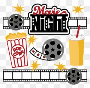 Kids Movie Night Clipart