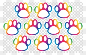 Tcr 5398 Rainbow Paw Print Mini Cutouts - Teacher Created Resources ...