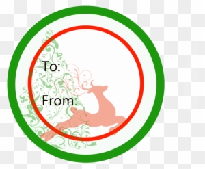 Christmas Round Labels Pre Designed Templates Image - Christmas Round ...