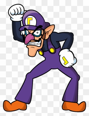 I Was Thinking About Mario's Red Overalls/luigi's Green - Waluigi Png ...