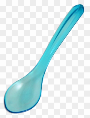 Plastic Transparent Wave Spoons Blue Case Png Utensils - Spoon - Free ...