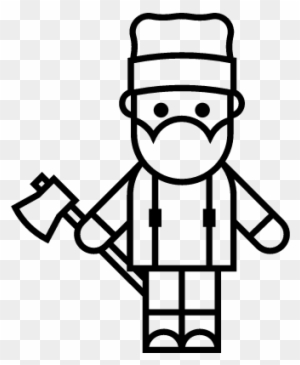 Lumberjack Vector - Body Guard Drawing - Free Transparent PNG Clipart ...