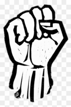 Clenched Gauntlet - Line Art - Free Transparent PNG Clipart Images Download