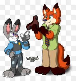 Nick & Judy - Nick Wilde Tickle - Free Transparent PNG Clipart Images ...