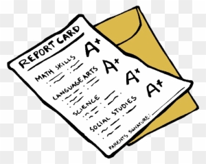 Straight A Report Card - Free Transparent PNG Clipart Images Download