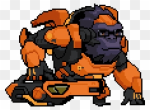 4 - Overwatch Dva Pixel Spray - Free Transparent PNG Clipart Images ...