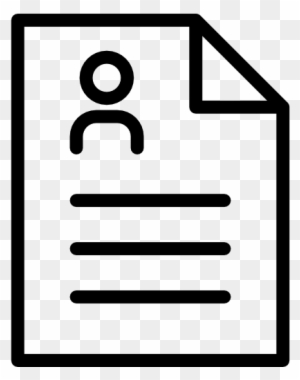 Resume Document Free Icon - Resume Svg - Free Transparent PNG Clipart ...