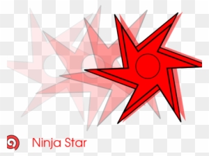 Ninja Star Clip Art At Clker - Ninja Throwing Star Template - Full Size ...