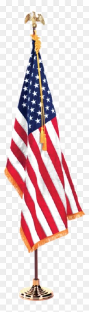 284 X 480 5 - Us Flag On Stand - Free Transparent PNG Clipart Images ...