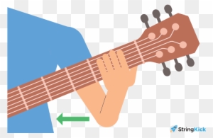 Bar Chord Elbow Position - Guitar Strings Position - Free Transparent ...