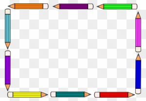 Pencil Border Pencils Free A Blank Pencil Frame - School Clip Art ...