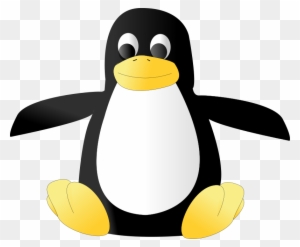 Penguin Mascot Tux Linux Plush Bird Wildli - Linux Logo No Background ...