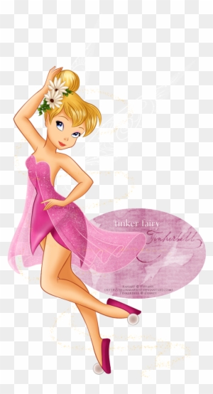 Pink Tink By Selinmarsou On Deviantart - Tinkerbell In Pink Dress ...