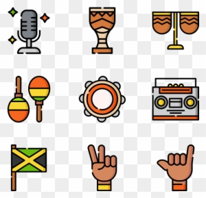 Reggae - Icon - Free Transparent PNG Clipart Images Download