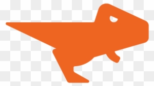 Trex Clipart Orange - Dinosaur Rex Logo - Free Transparent PNG Clipart ...
