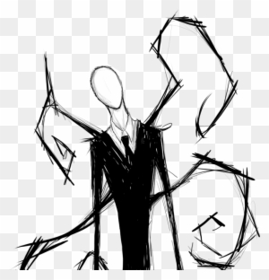 Slender Man Clipart Sprite - Slender Man Face Drawing - Free ...