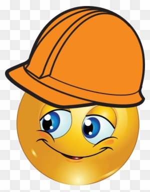 Engineer Boy Smiley Emoticon Clipart - Construction Emoticon - Free ...