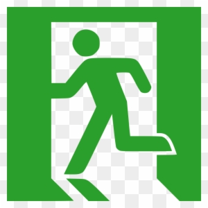 File - Sde-exitsign - Svg - Emergency Exit Sign Vector - Free ...