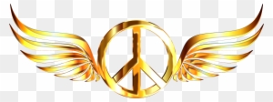 Desktop Wallpaper Drawing Clip Art - Gold Wings No Background - Free ...