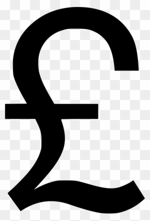Black Pound Sterling Symbol - Black Pound Sign - Free Transparent PNG ...