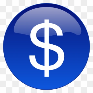 Blue Dollar Sign Clipart Kid - Circle - Free Transparent PNG Clipart ...