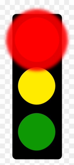Red Stop Light Clip Art At Clker - Green Traffic Light Clipart - Free ...