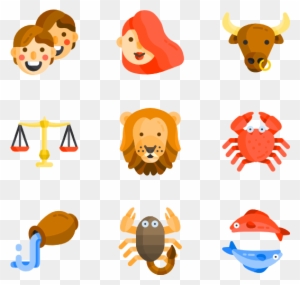 Zodiac Signs - Zodiac Flat Icon - Free Transparent PNG Clipart Images ...